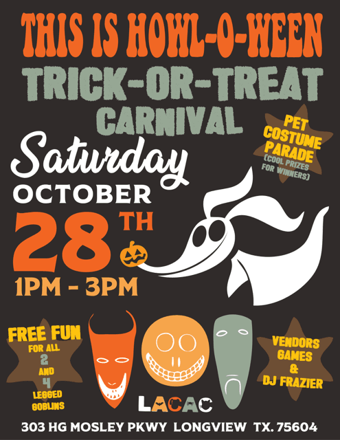 This is Howl-o-Ween - Trick or Treat Carnival! - Longview PAWS ...