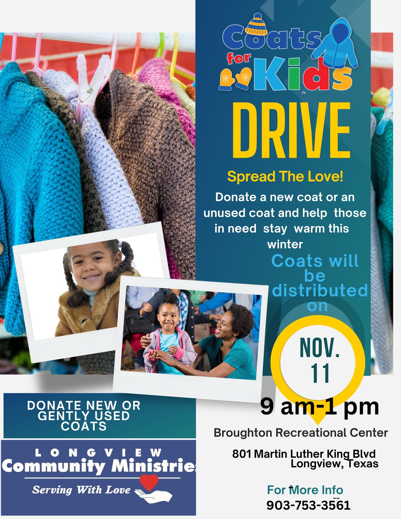 Coats for Kids - Longview Community Ministries | Community Fuse